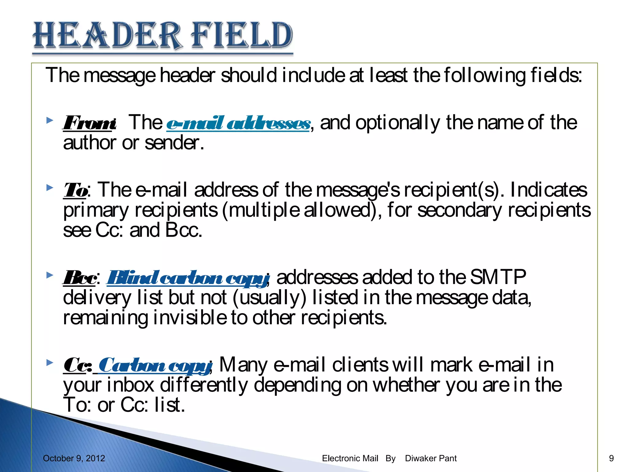 Electronic mail | PPT