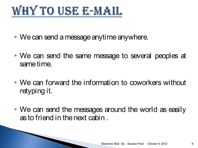Electronic mail | PPT