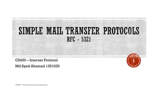 E mail protocol - SMTP | PDF