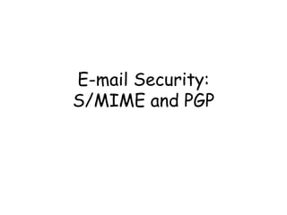 E-mail Security.ppt