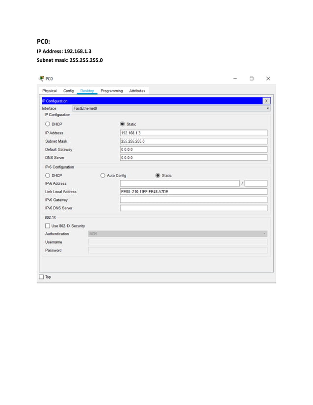 Email server configuration on cisco packet tracer | PDF