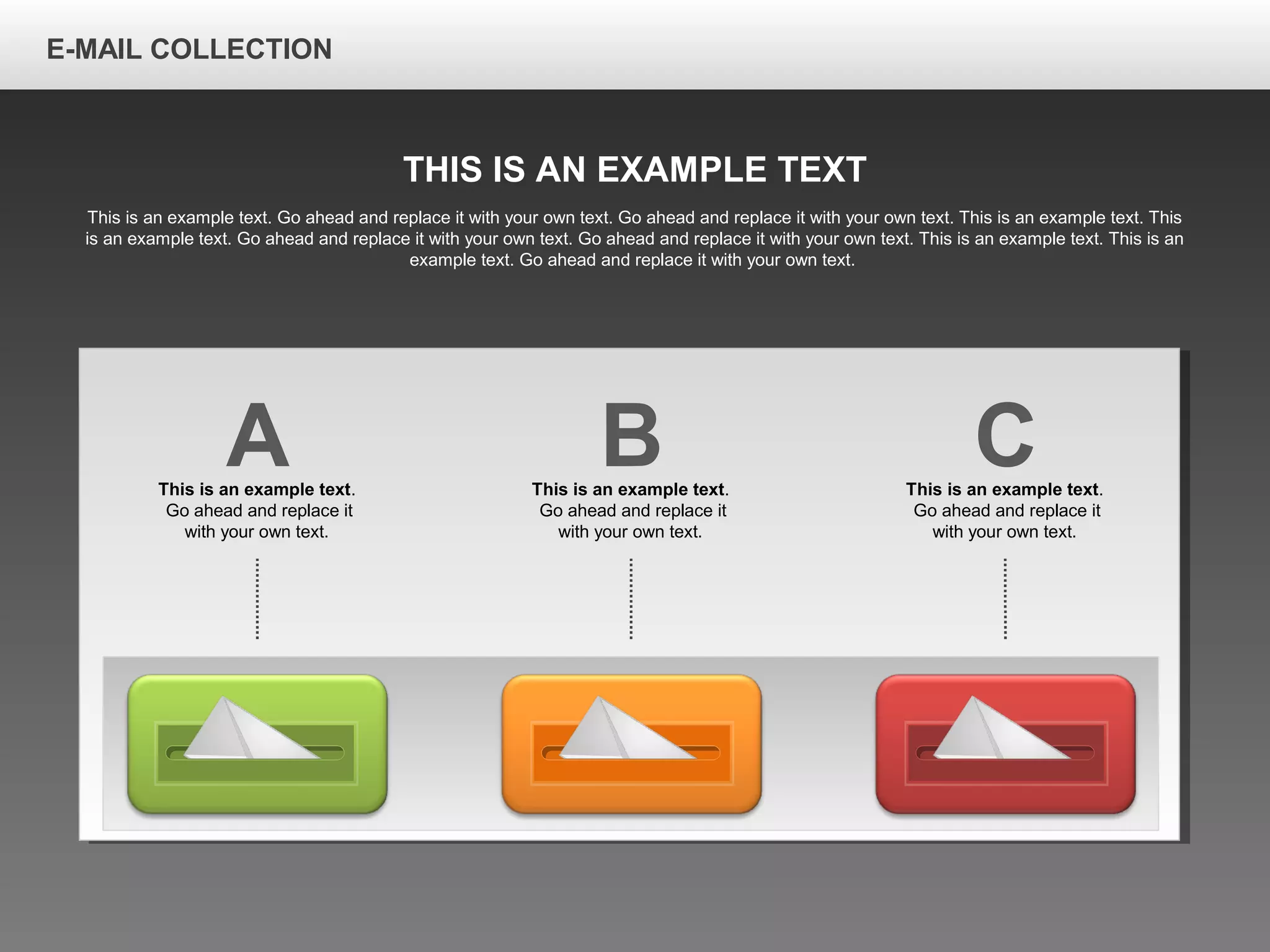 E-mail Shapes for PowerPoint by PoweredTemplate.com
