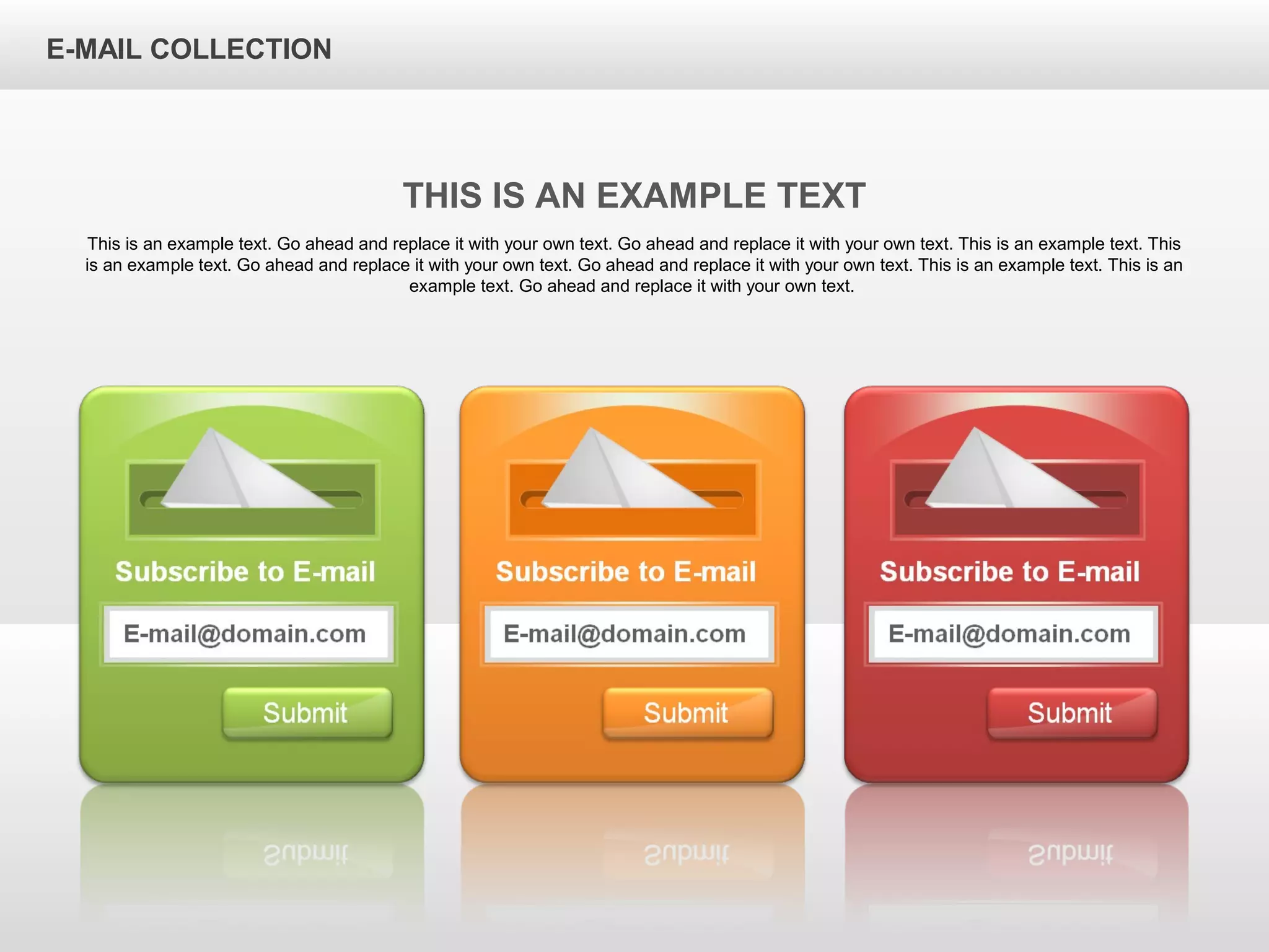 E-mail Shapes for PowerPoint by PoweredTemplate.com | Free Download