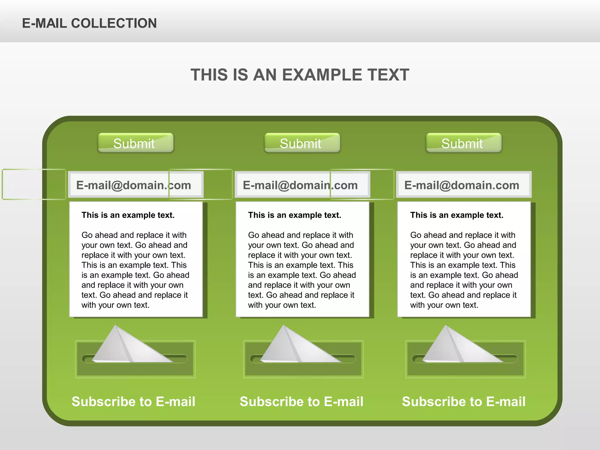 E-mail Shapes for PowerPoint by PoweredTemplate.com | Free Download