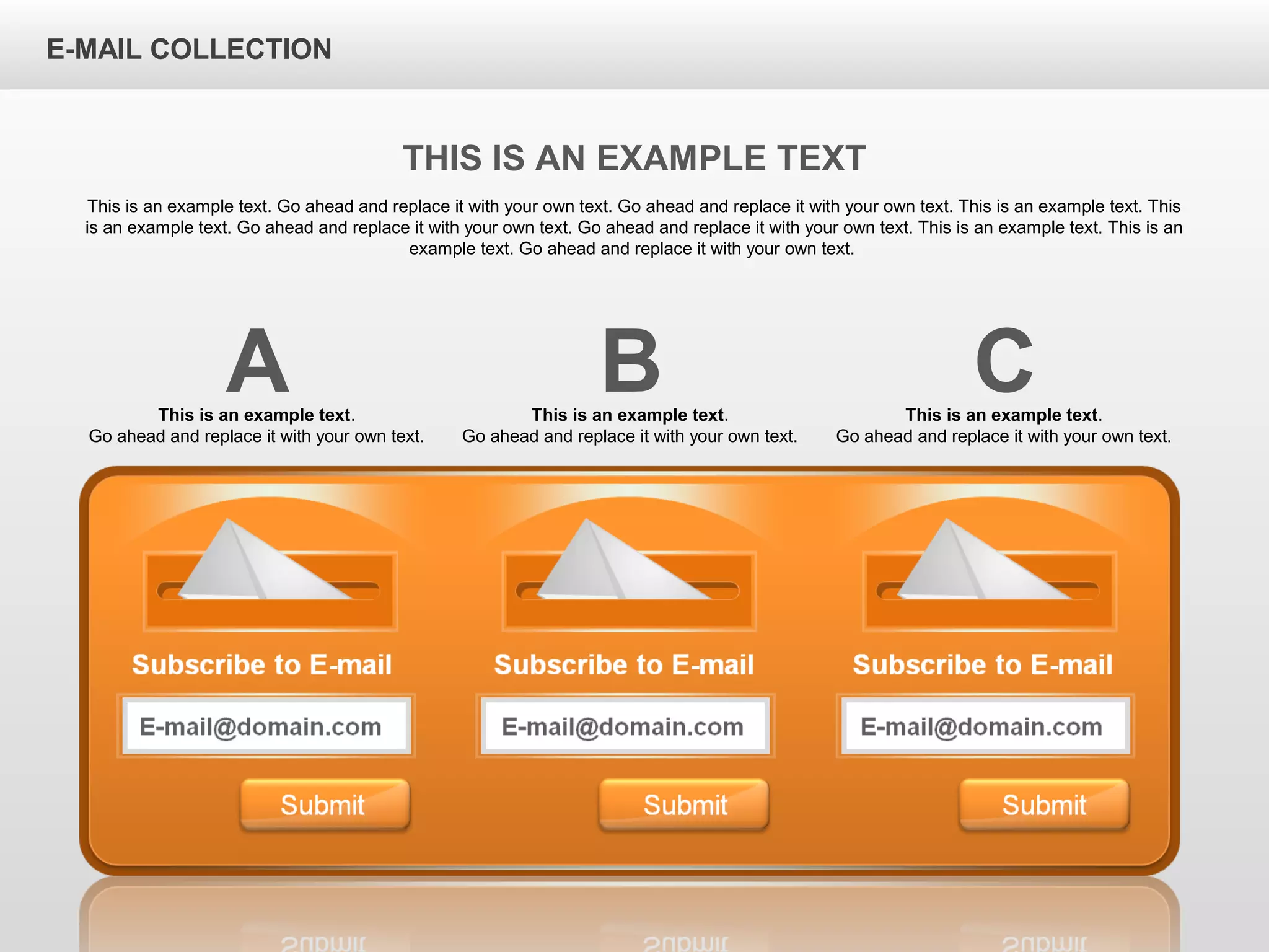 E-mail Shapes for PowerPoint by PoweredTemplate.com | Free Download