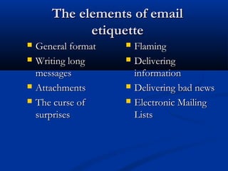 E mail writing-ettiquettes_146 | PPT