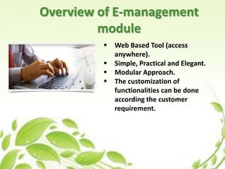 E management tool | PPT
