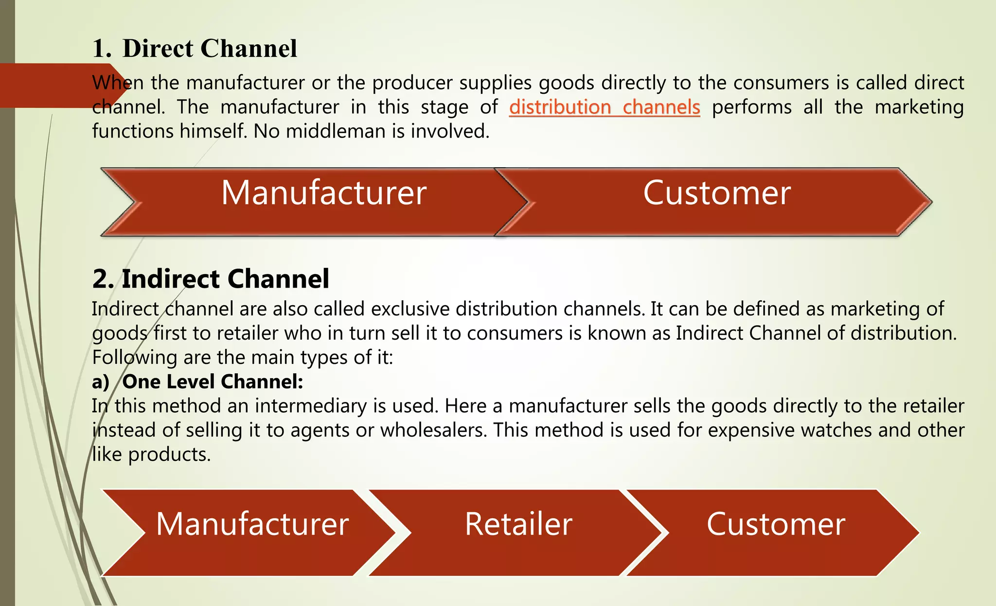 Distribution Channels and Marketing Intermediary in E marketing | PPTX