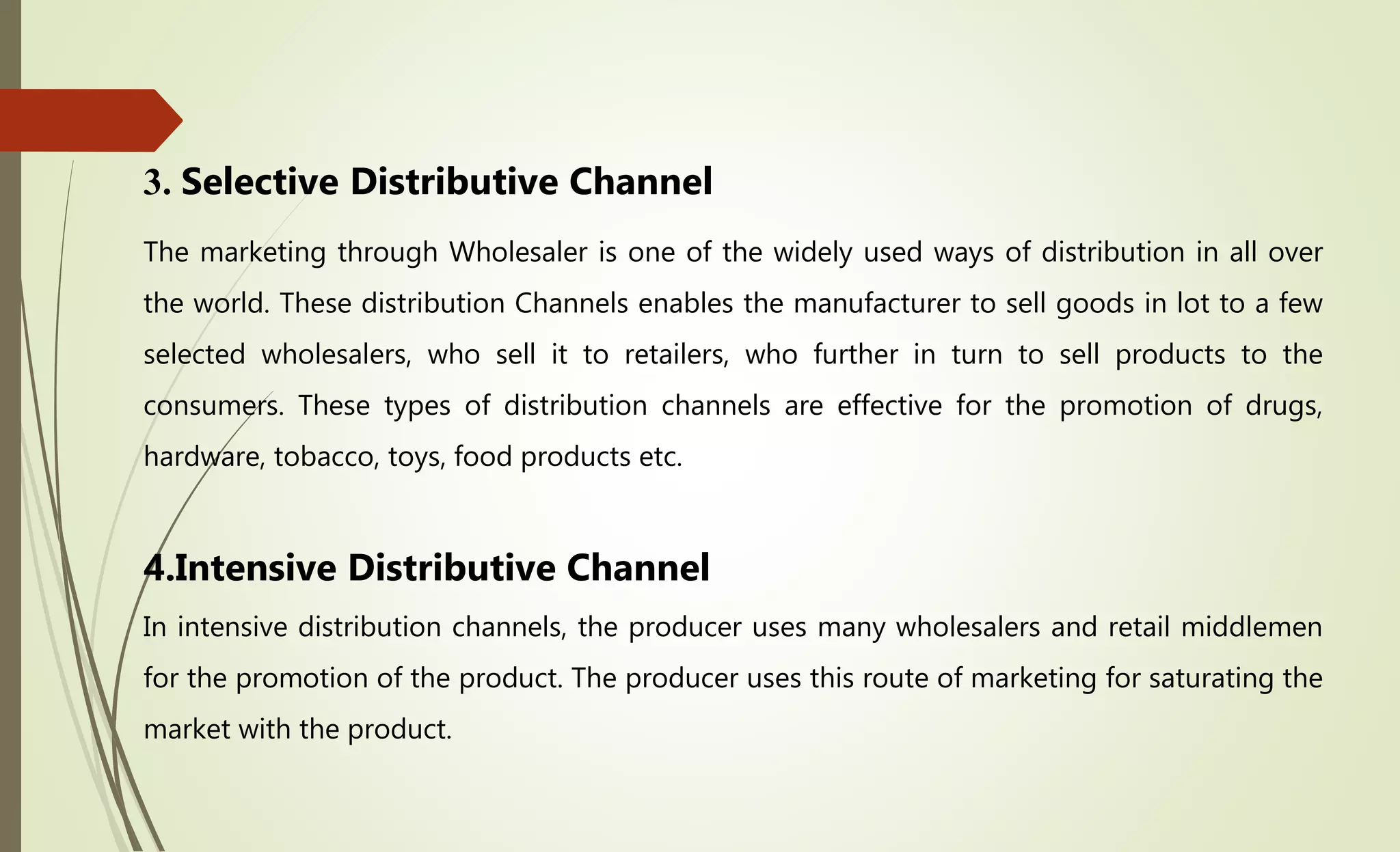 Distribution Channels and Marketing Intermediary in E marketing | PPTX