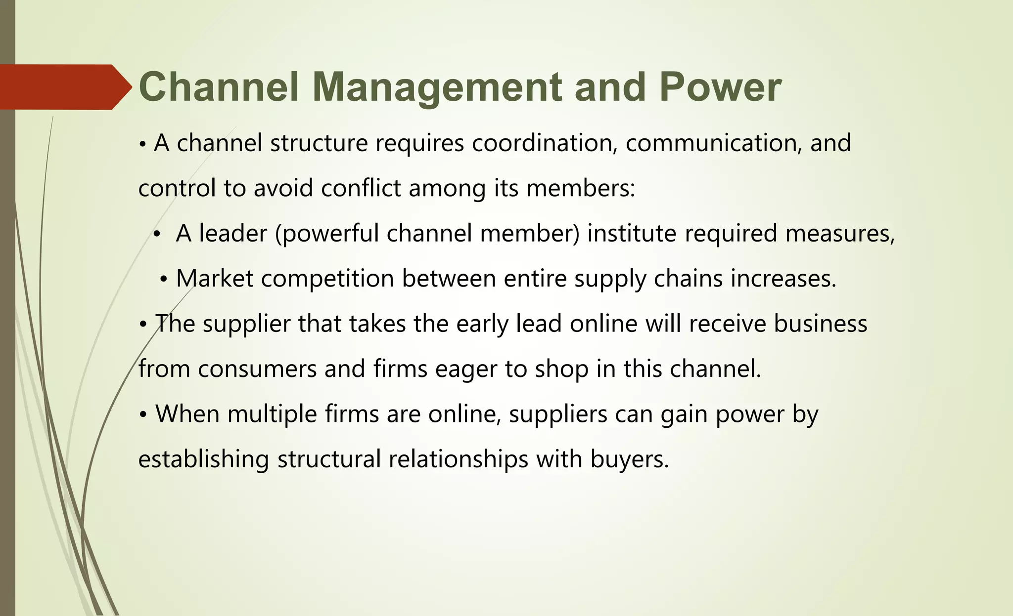 Distribution Channels and Marketing Intermediary in E marketing | PPTX