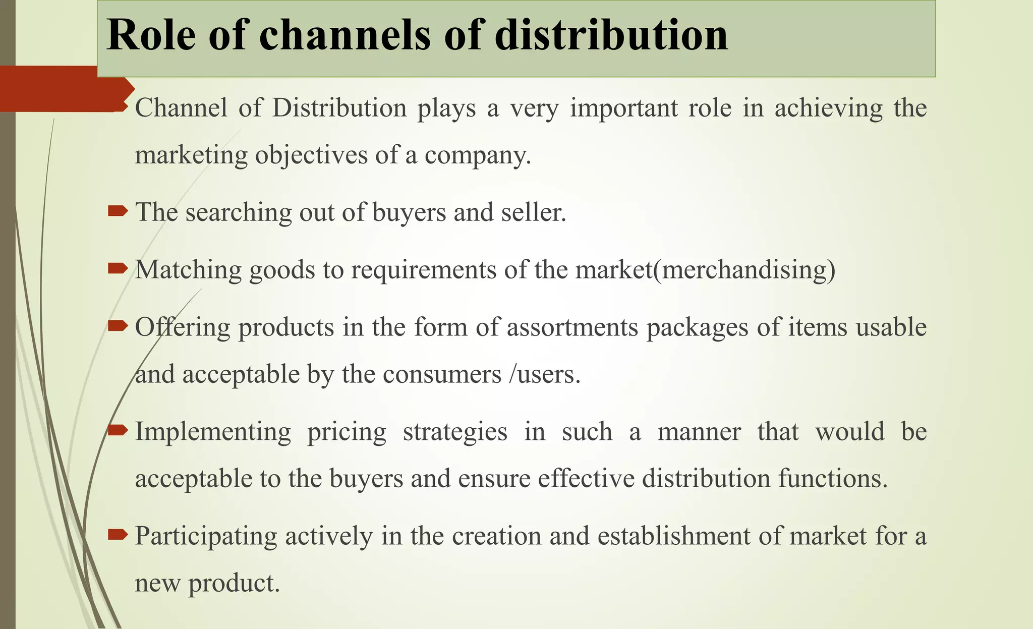 Distribution Channels and Marketing Intermediary in E marketing | PPTX