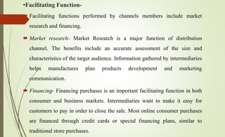 Distribution Channels and Marketing Intermediary in E marketing | PPTX
