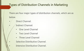 Distribution Channels and Marketing Intermediary in E marketing | PPTX