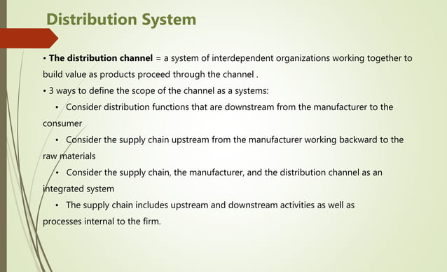 Distribution Channels and Marketing Intermediary in E marketing | PPTX ...