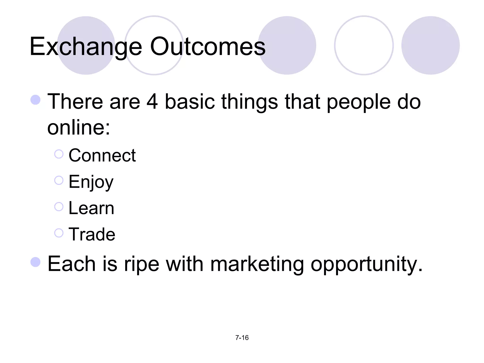 E Marketing Ch7 Consumer Behavior | PPT | Internet | Computing