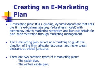 E marketing planning | PPSX