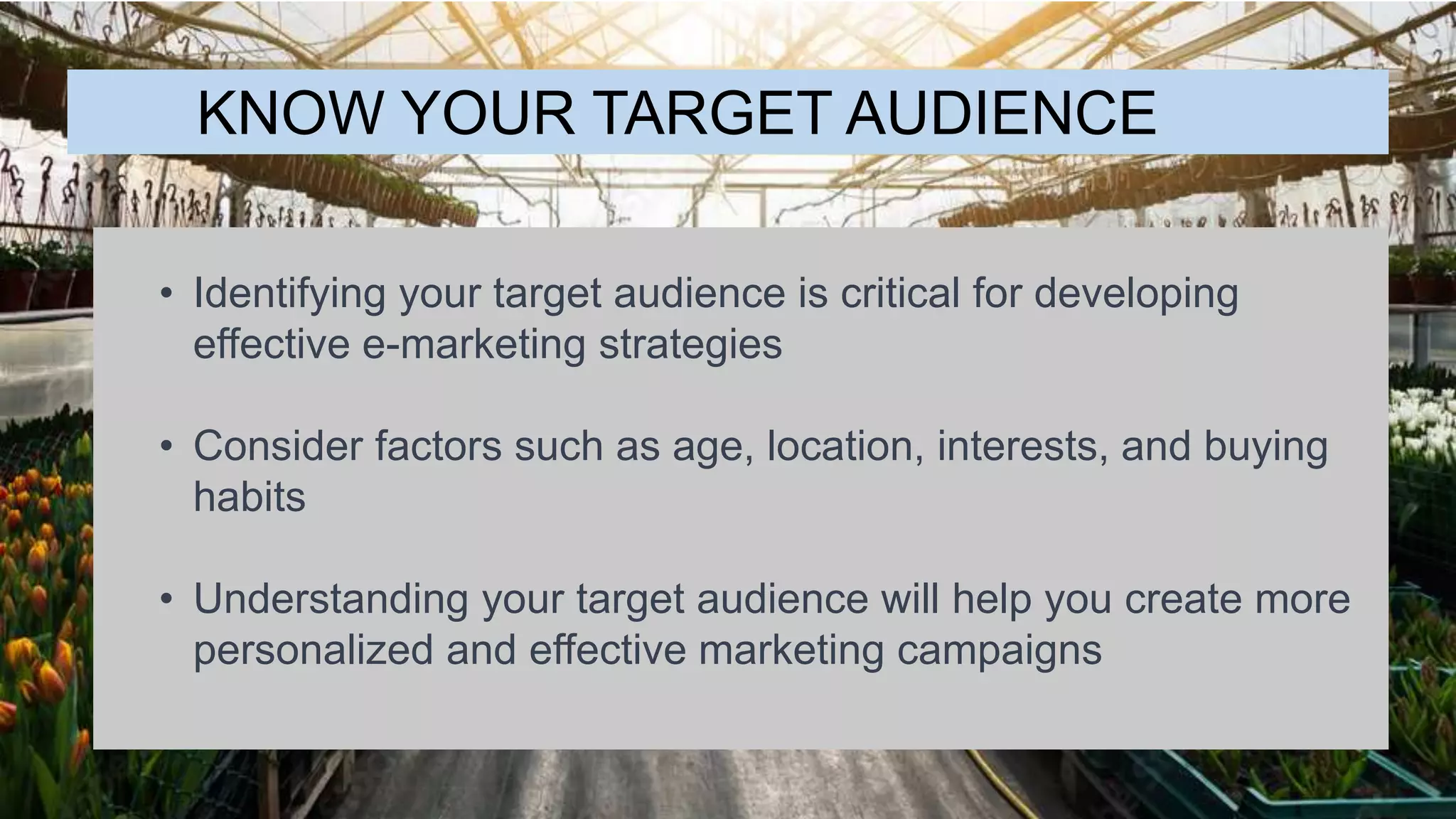 E-Marketing Strategies For Sale Of Flowers By Haroon Nazir.pptx