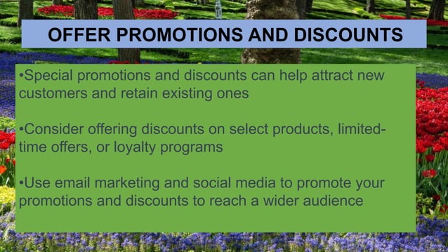 E-Marketing Strategies For Sale Of Flowers By Haroon Nazir.pptx