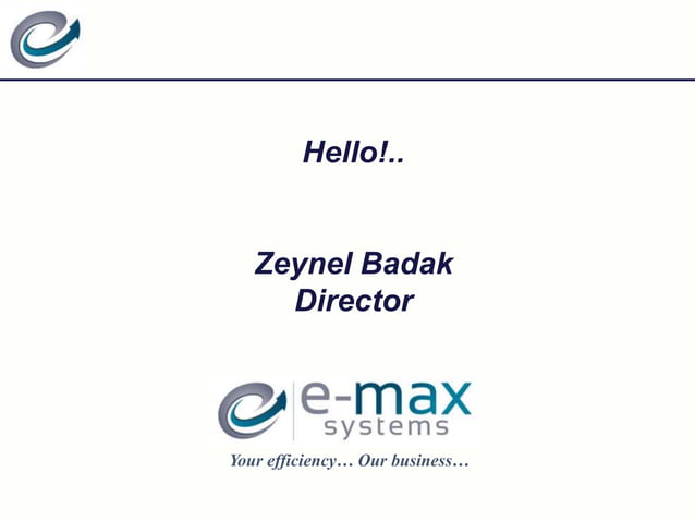 E-Max ERP MRP CRM Systems | PPTX