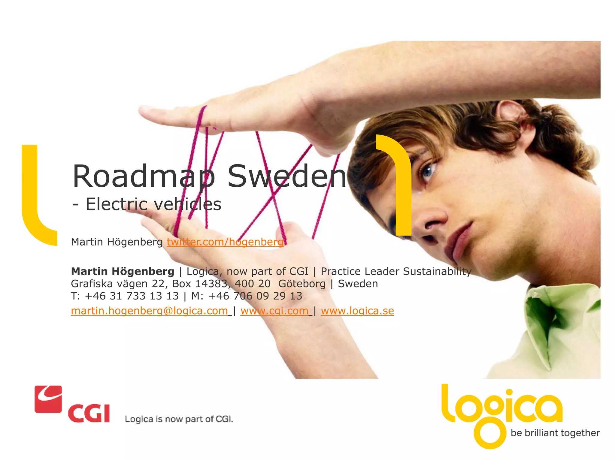 Logica E mobility payments and communications logica roadmap sweden | PPT