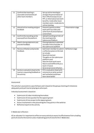 E moderator guidelines | DOCX