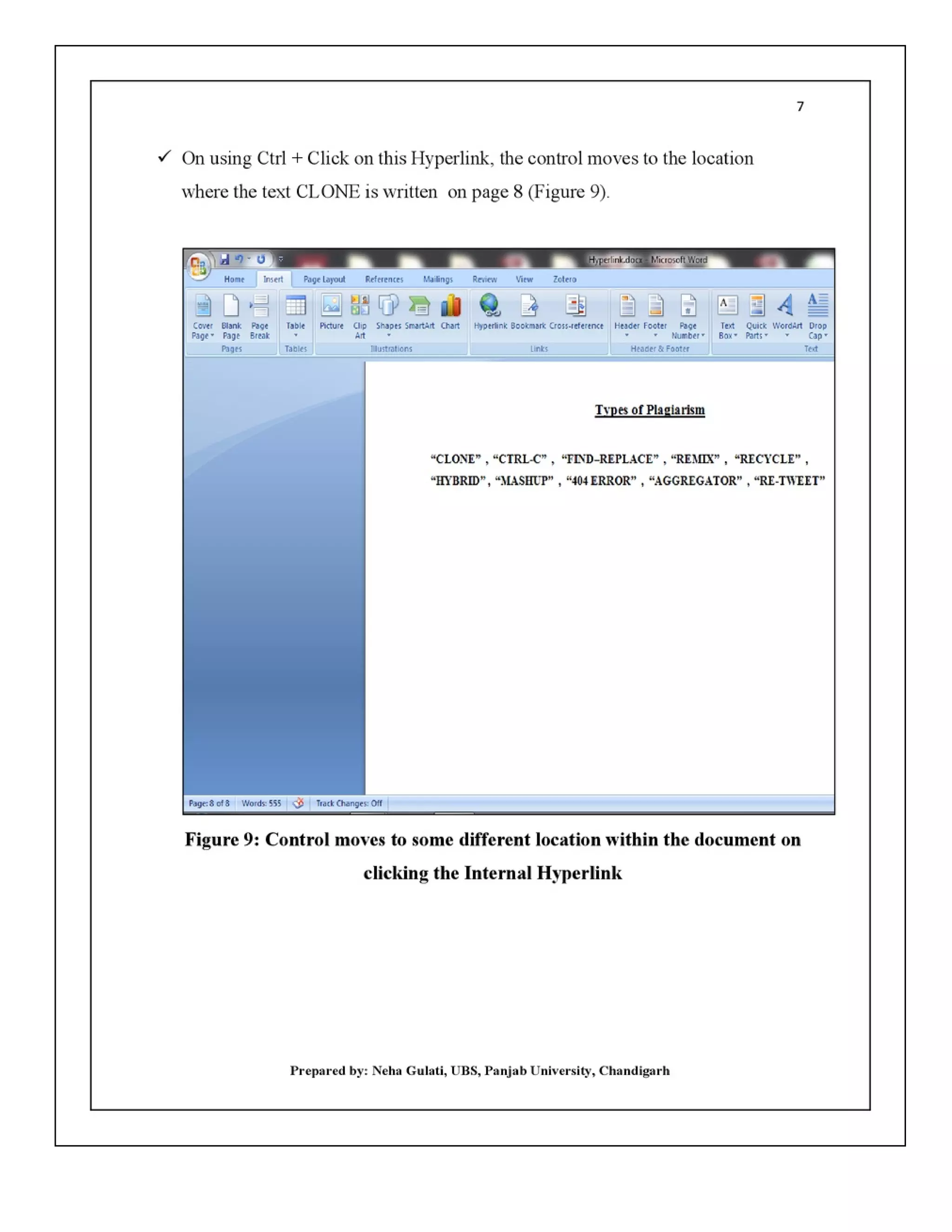 E-Module 2 (MS-Word : Hyperlink) | PDF | Internet | Computing