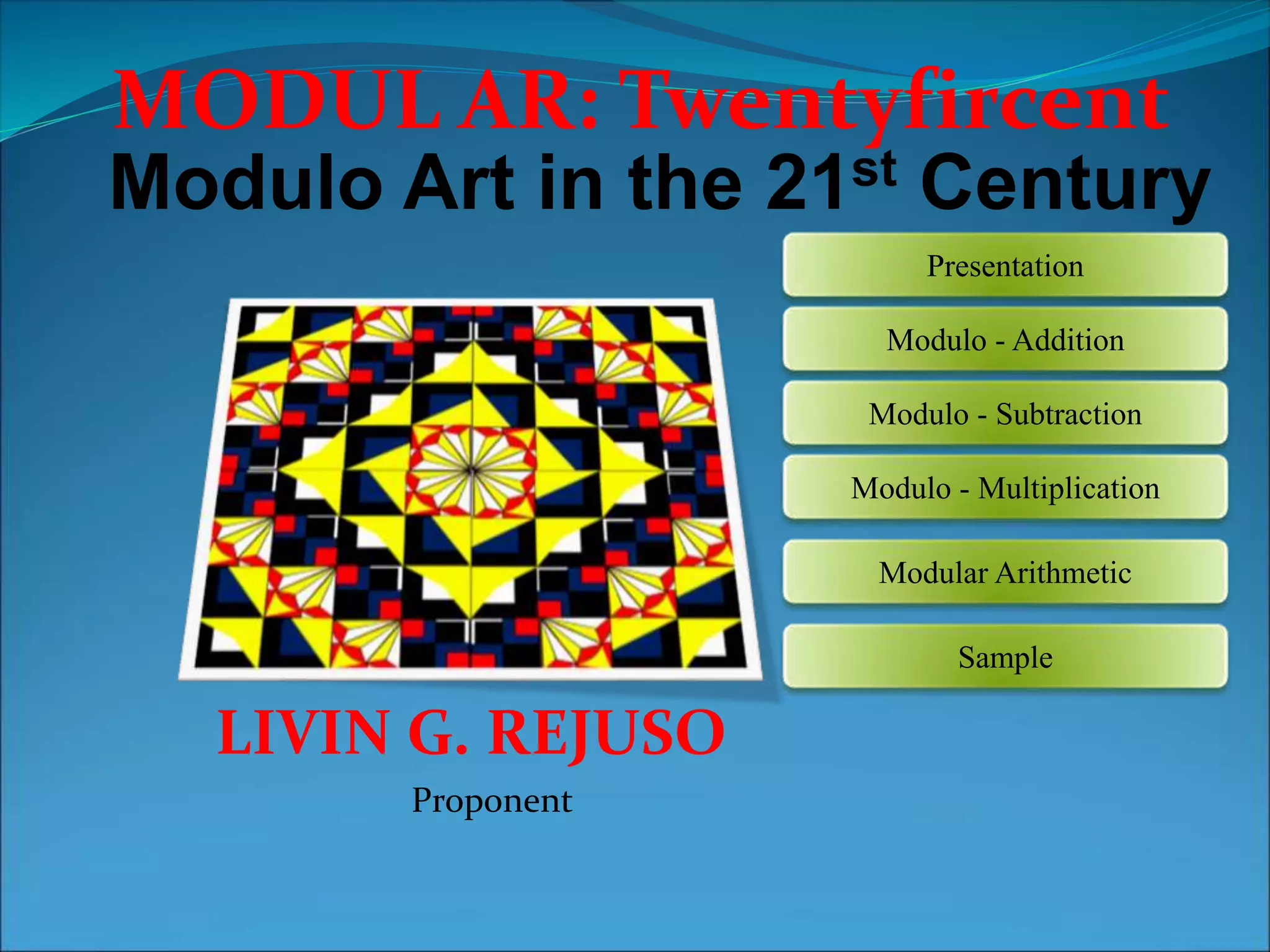 E-Modulo Art Presentation.ppt