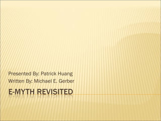 E-Myth Revisited | PPT