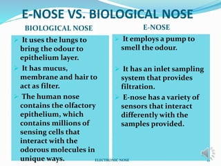 E nose | PPTX