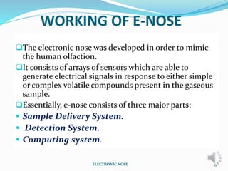 E nose | PPTX