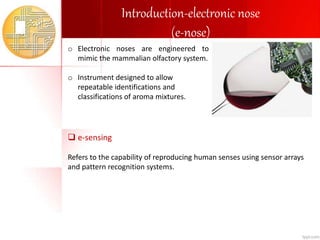 Electronic Nose ppt | PPTX