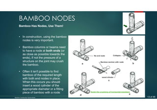 Bamboo introduction and overview in construction | PDF