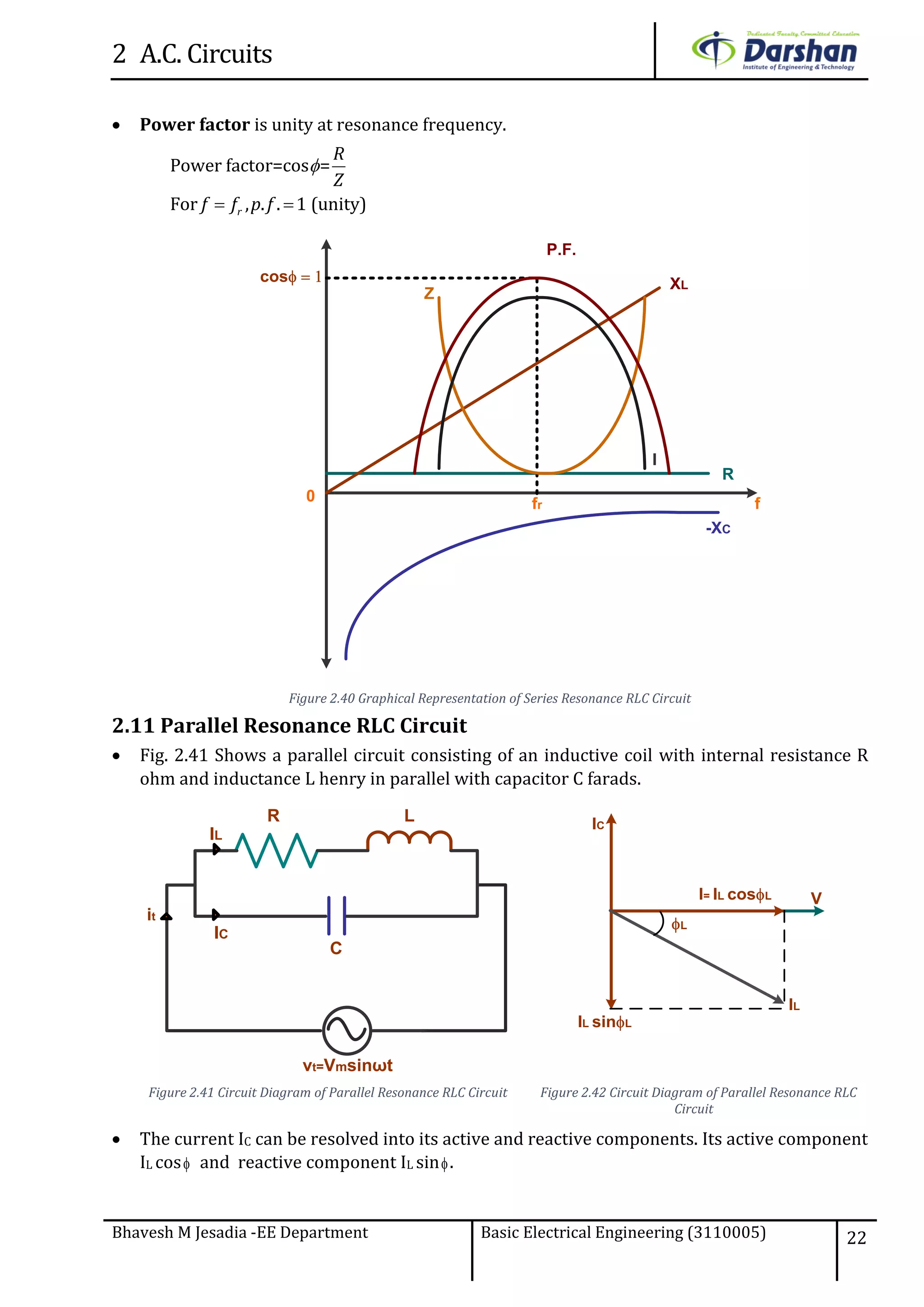 Basic Electrical Engineering- AC Circuit | PDF