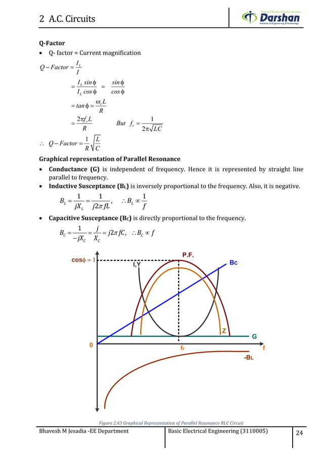 Basic Electrical Engineering- AC Circuit | PDF | Physics | Science