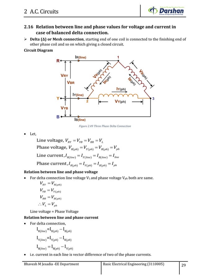Basic Electrical Engineering- AC Circuit | PDF | Physics | Science