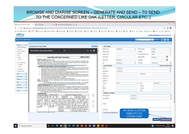 E office presentation | PDF | Desktop Publishing | Computer Software ...