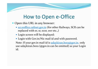 E office presentation | PDF