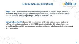 e-Office Presentation For Tranning Purpose | PPTX | Computing ...