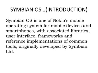 android vs symbian | PPT