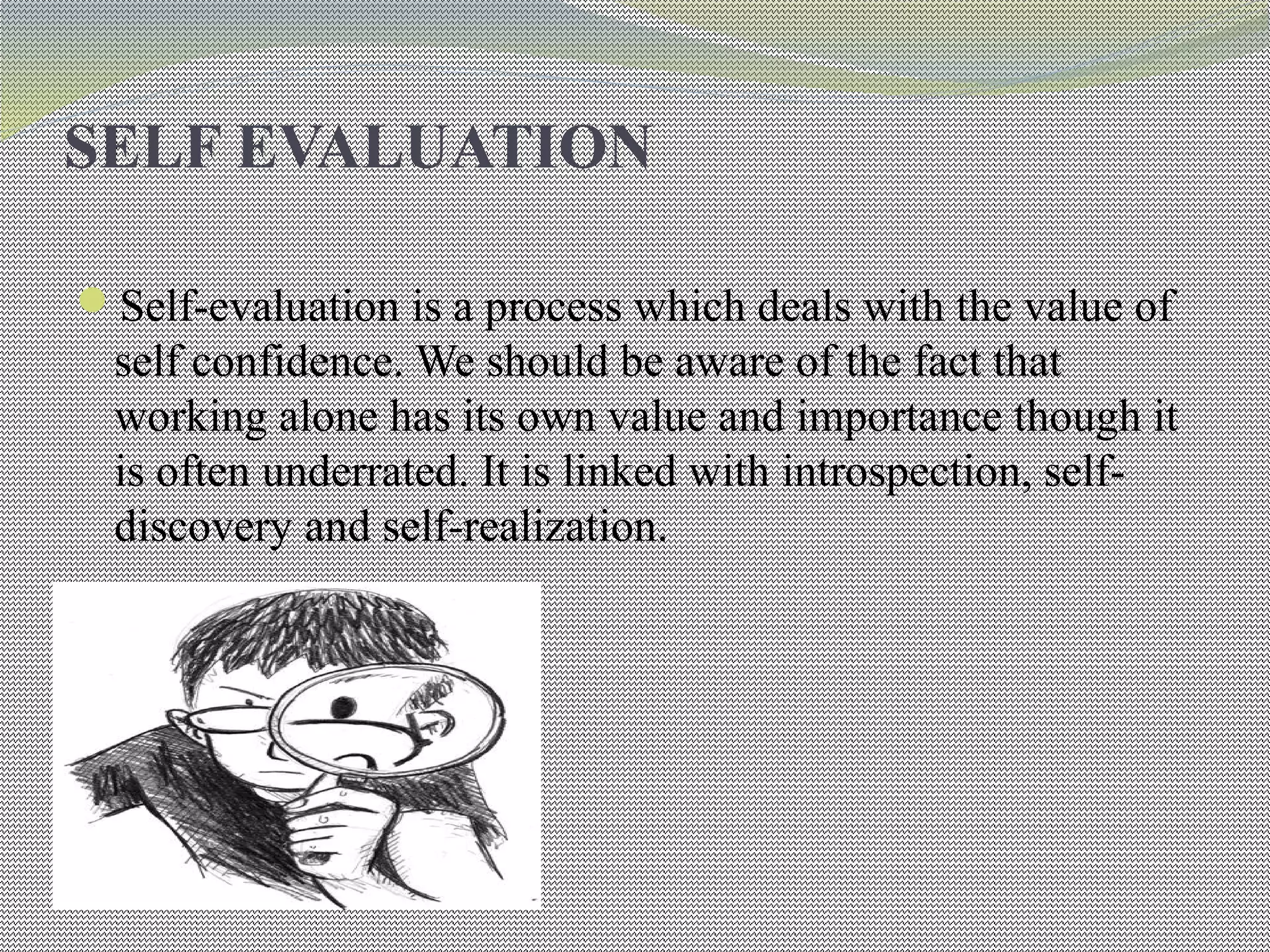 self and peer. evaluation | PPT