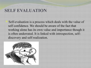 self and peer. evaluation | PPT