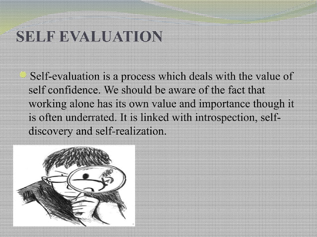 self and peer. evaluation | PPT