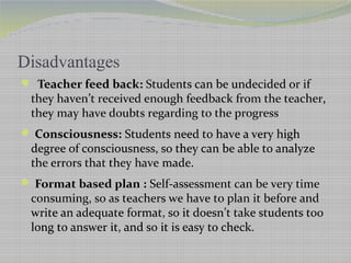 self and peer. evaluation | PPT