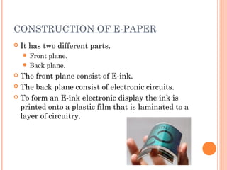 E paper-yaswanthtinku | PPT