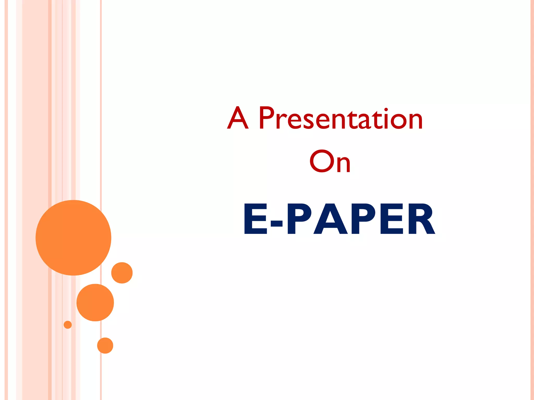 E paper | PPT