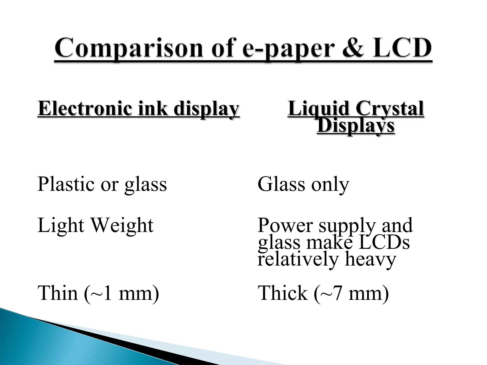 E-PAPER TECHNOLOGY | PPT