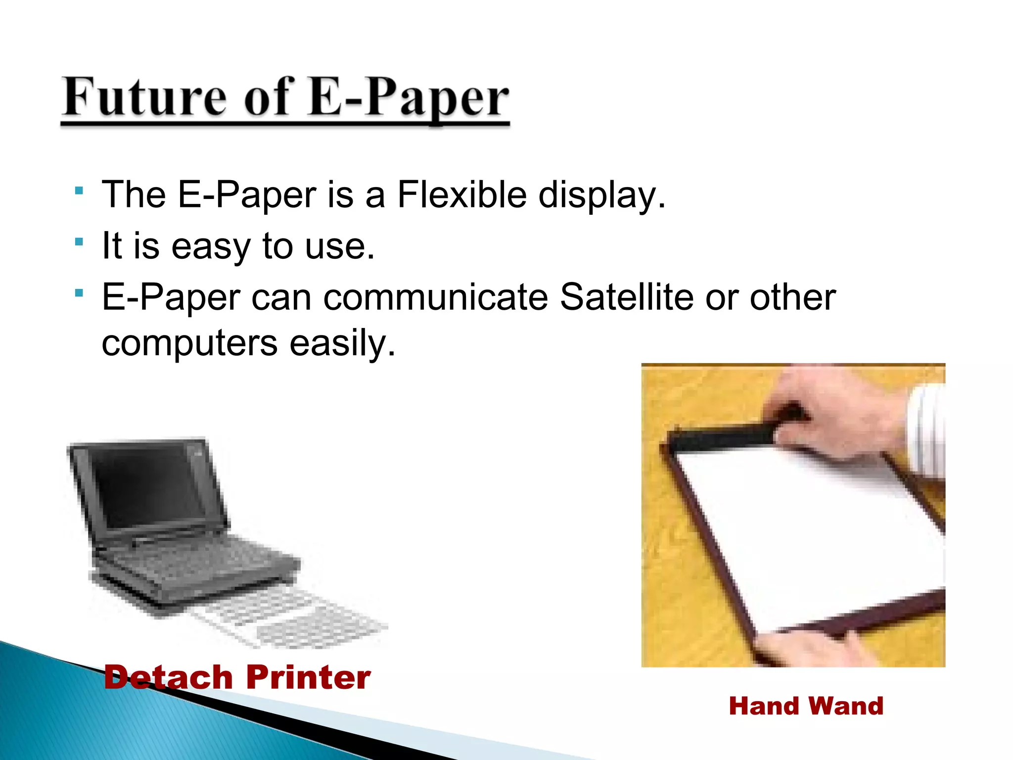 E-PAPER TECHNOLOGY | PPT