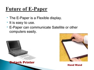 E-PAPER TECHNOLOGY | PPT