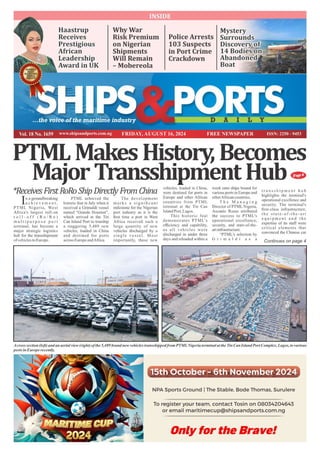 Ships & Ports newsletter for August 2024 | PDF