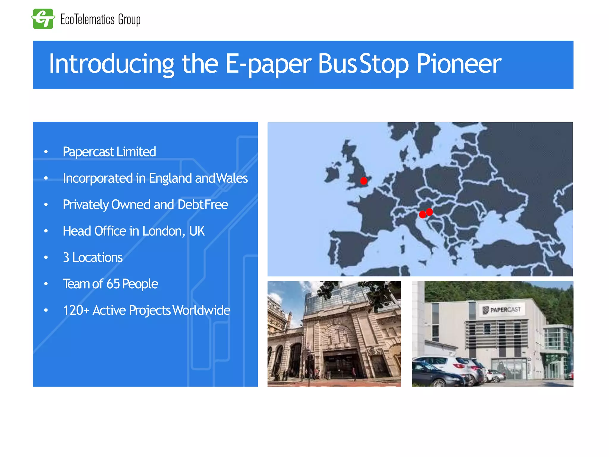 E-paper bus stop solutions | PDF